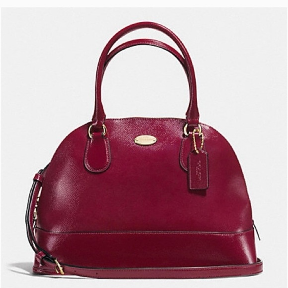 Coach | Bags | Coach Cora Dome Bag Sherry Color New In Factory Wrapping ...